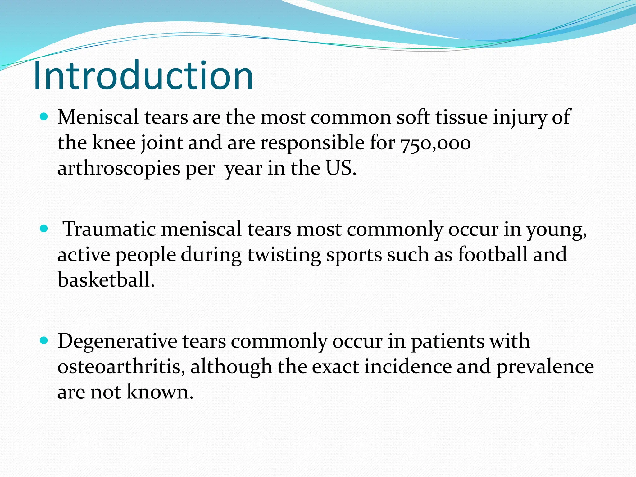 Meniscal Injury.pptx. . | PPTX