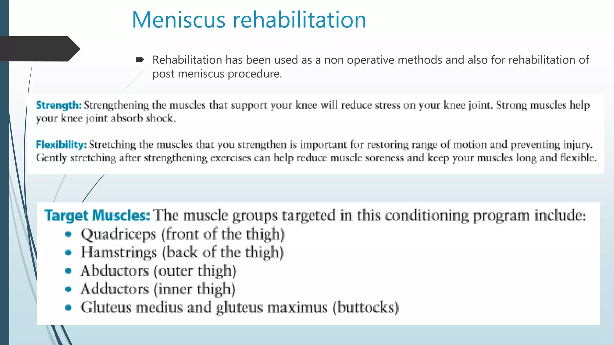 Meniscal injury | PPT