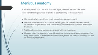 Meniscal injury | PPTX