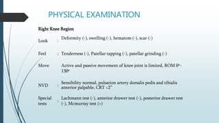 Meniscal injury | PPTX