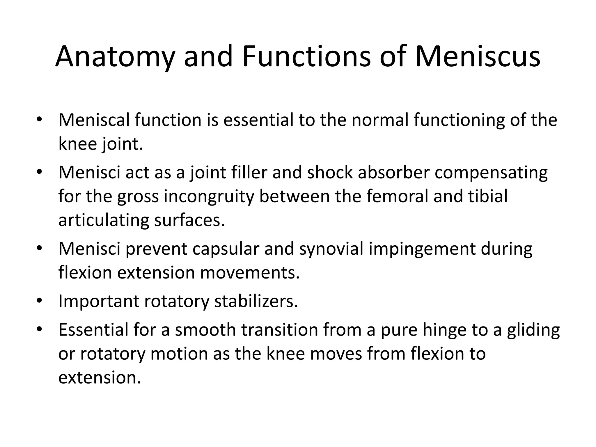 Meniscal tear | PPTX