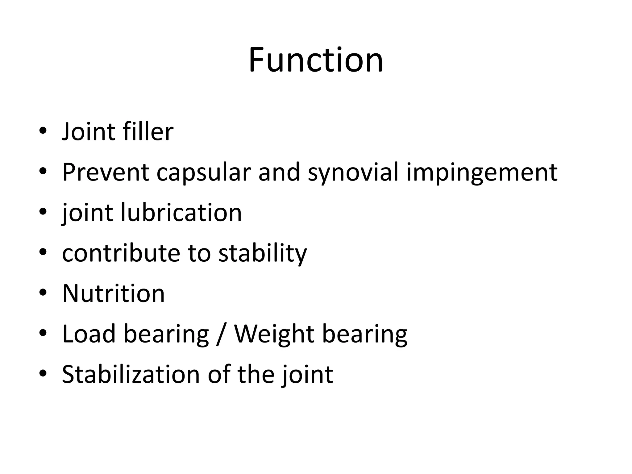 Meniscus - Anatomy, function and injury | PPTX