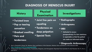 Meniscus Injury diagnosis and management.pptx