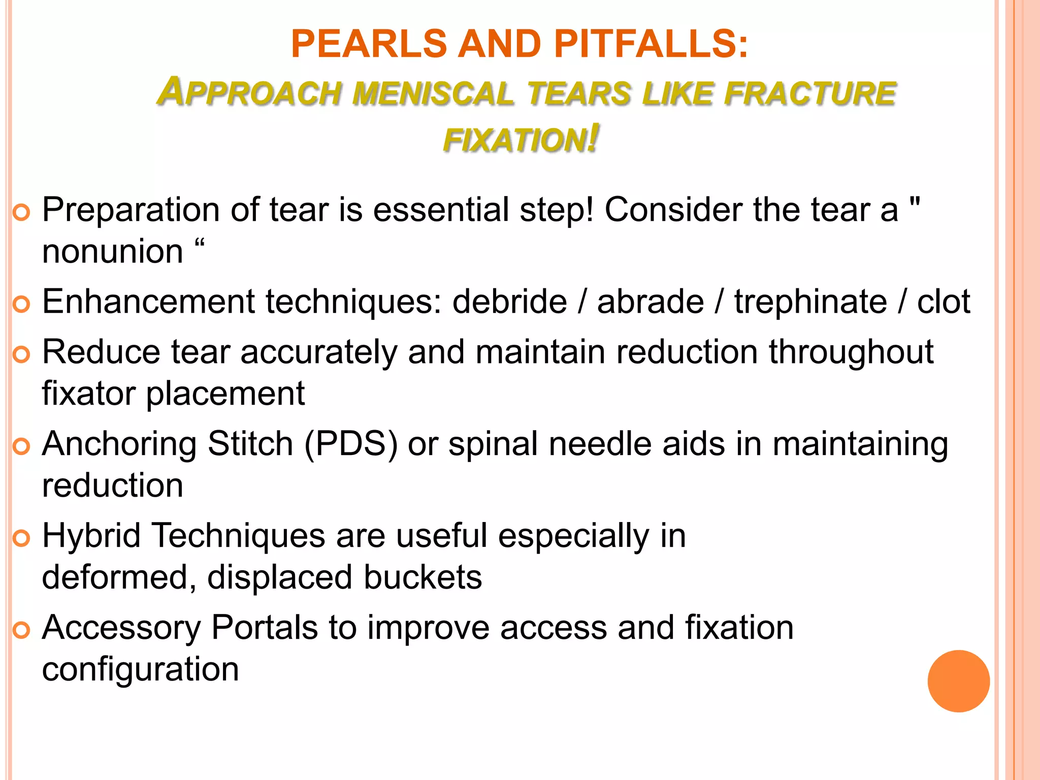 Arthroscopic Meniscus Surgery: Resect or Repair 2014 | PPTX
