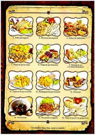 Restaurant "Hanul Romanesc" - Pitesti | PDF