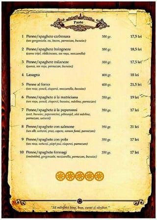 Restaurant "Hanul Romanesc" - Pitesti | PDF