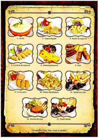 Restaurant "Hanul Romanesc" - Pitesti | PDF