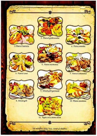 Restaurant "Hanul Romanesc" - Pitesti | PDF