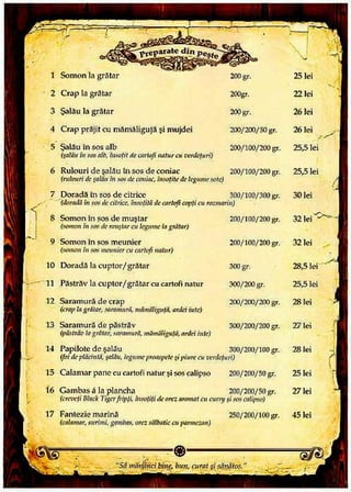 Restaurant "Hanul Romanesc" - Pitesti | PDF