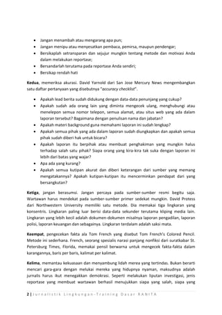 Menjadi Jurnalis | PDF