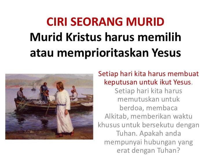 Syarat Menjadi Murid Yesus Kristus Kumpulan Syarat Syarat