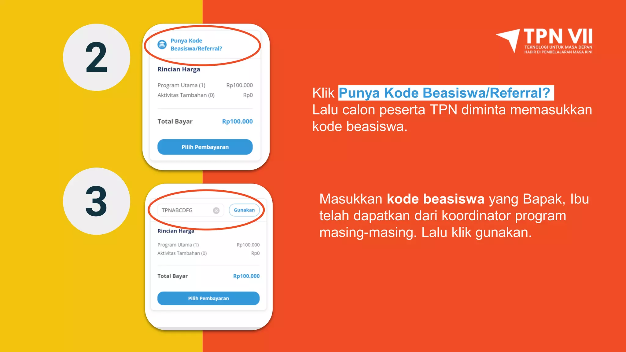 Alur Menjadi Peserta TPN 7 2020 | PDF