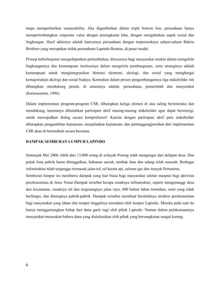 Program CSR Lapindo | PDF