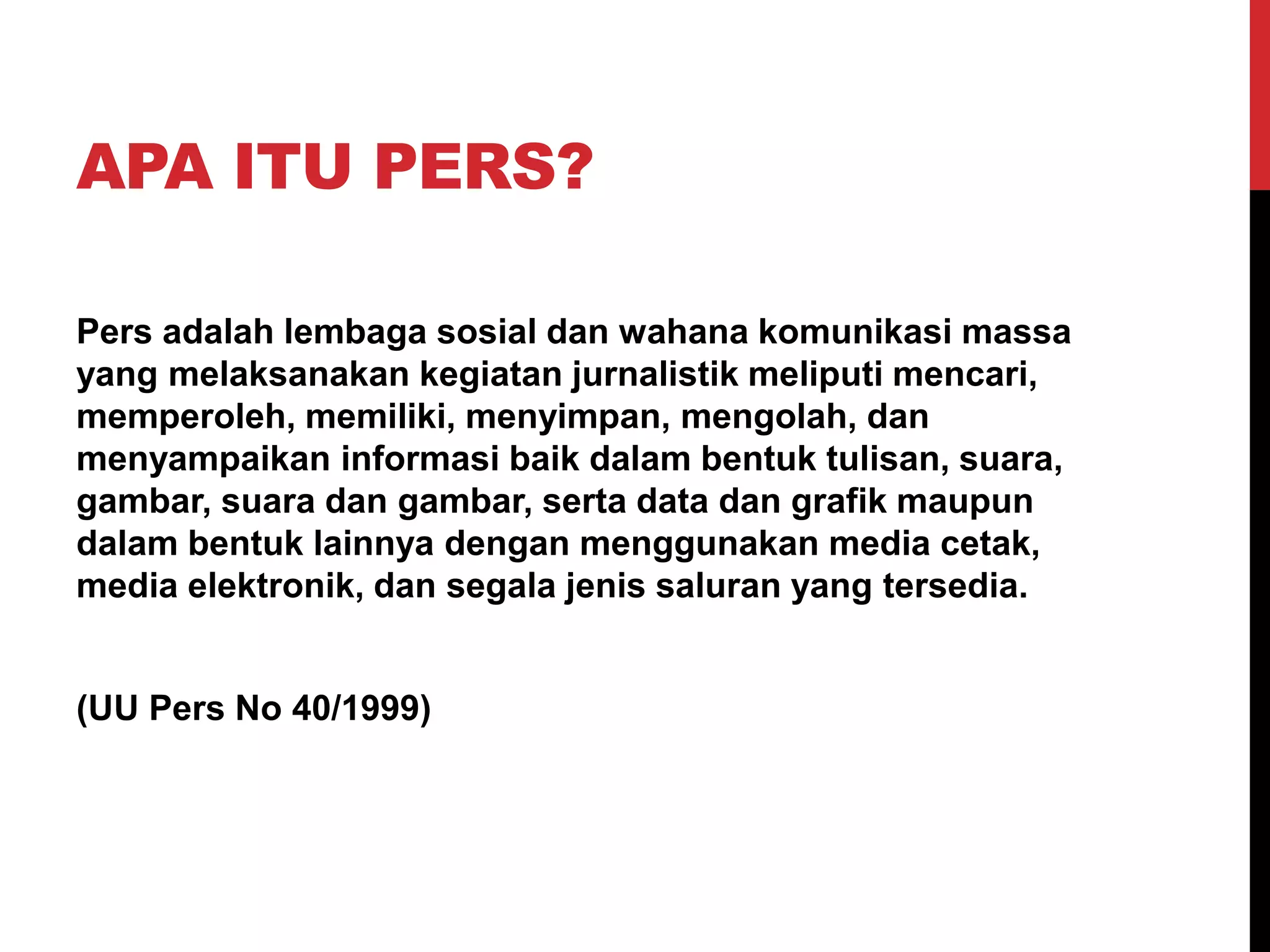 Menjadi wartawan | PPTX