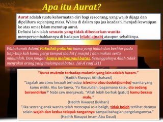 Menjaga aurat | PPT