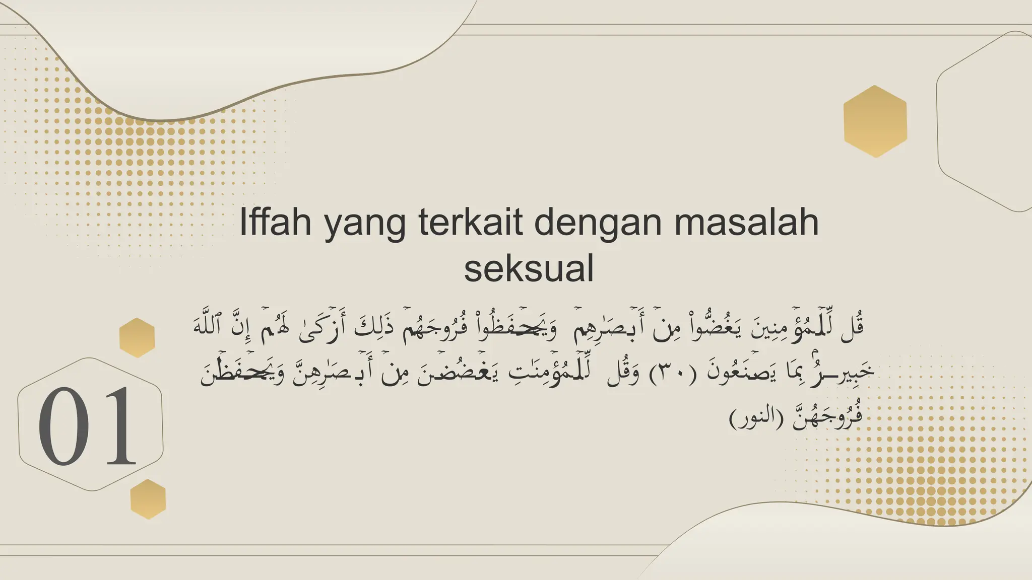 menjadi mulia dengan menjaga iffah muslim | PPT