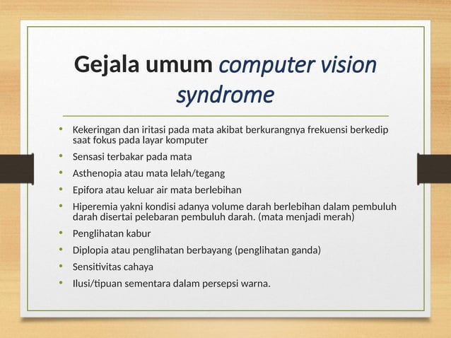Menjaga Kesehatan Mata untuk kehidudpan kita | PPT