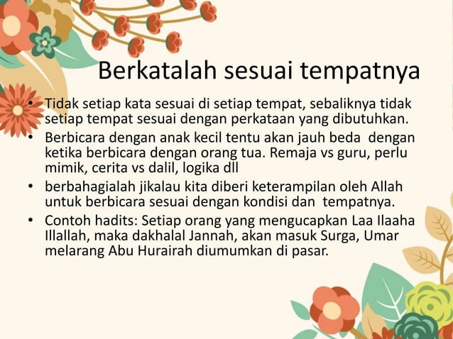 Menjaga lisan | PPTX