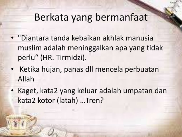 Menjaga lisan | PPTX