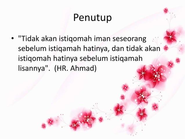Menjaga lisan | PPTX