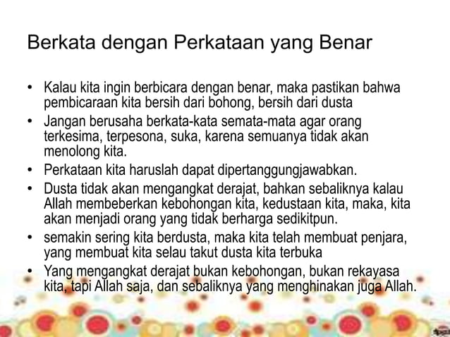 Menjaga lisan | PPTX