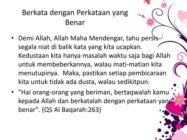 Menjaga lisan | PPTX