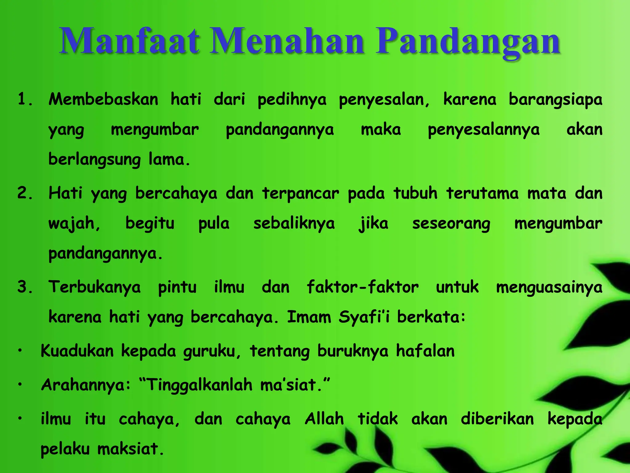 Menjaga Pandangan mata ghadhul bhashar .pptx