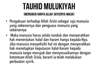 Menjaga tauhid kita | PDF