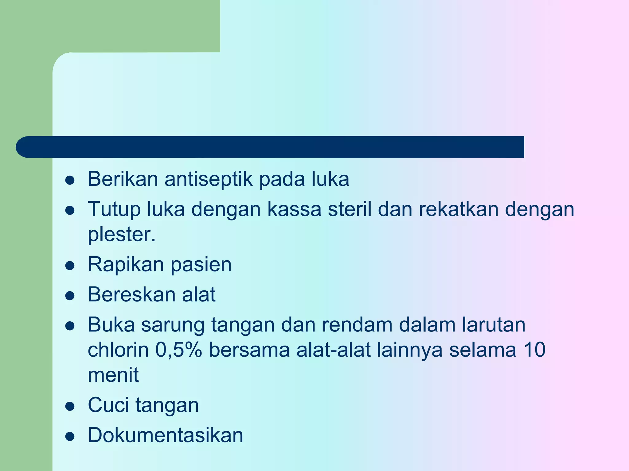 Menjahit luka | PPTX
