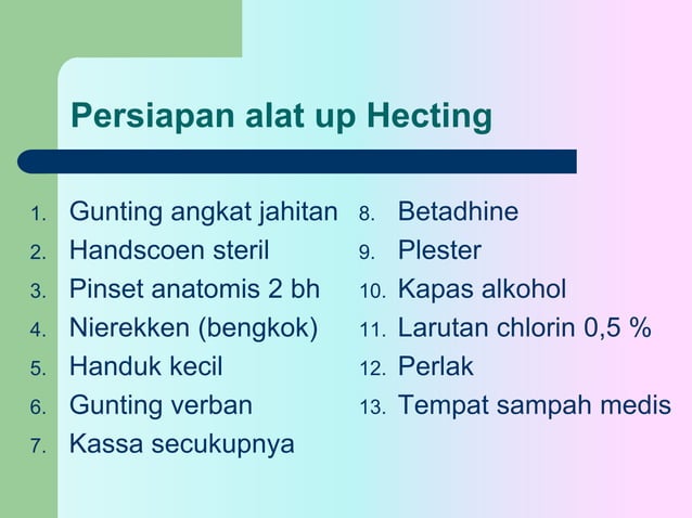 Menjahit luka | PPTX