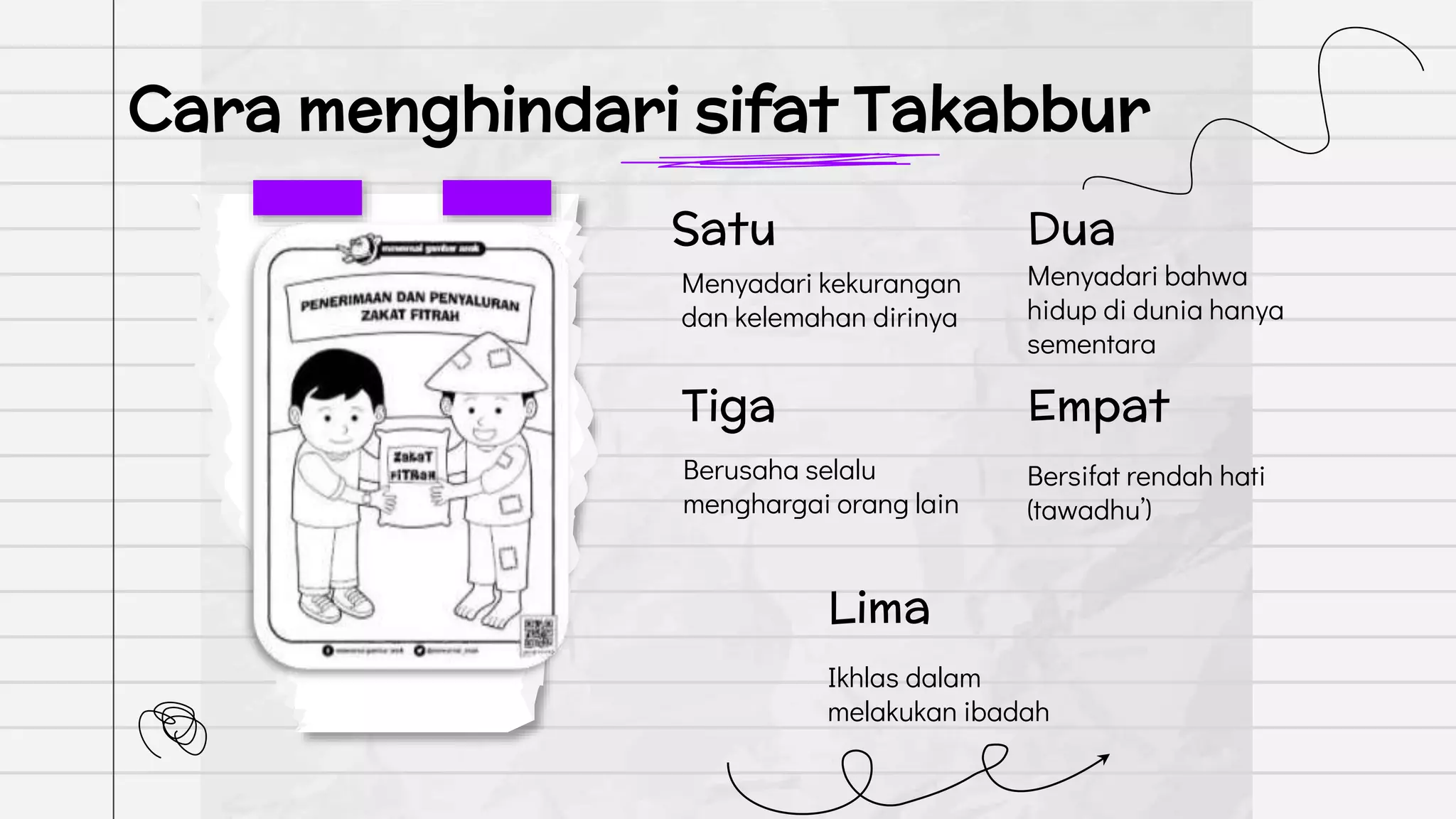 Menjalin hidup penuh manfaat dengan menghindari berfoya-foya, riya ...