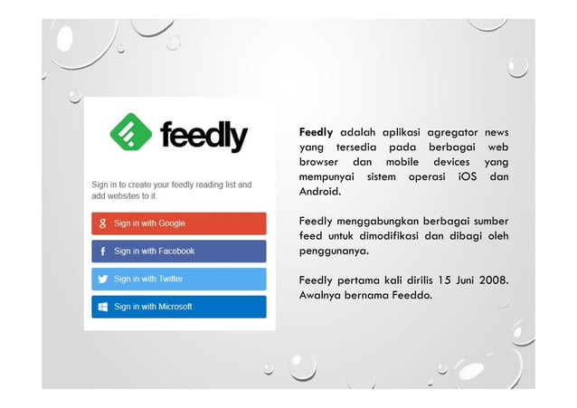 Menjaring informasi dengan feedly | PDF