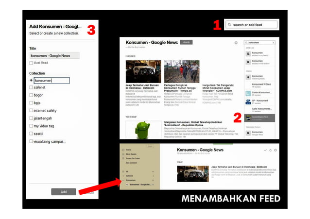 Menjaring informasi dengan feedly | PDF
