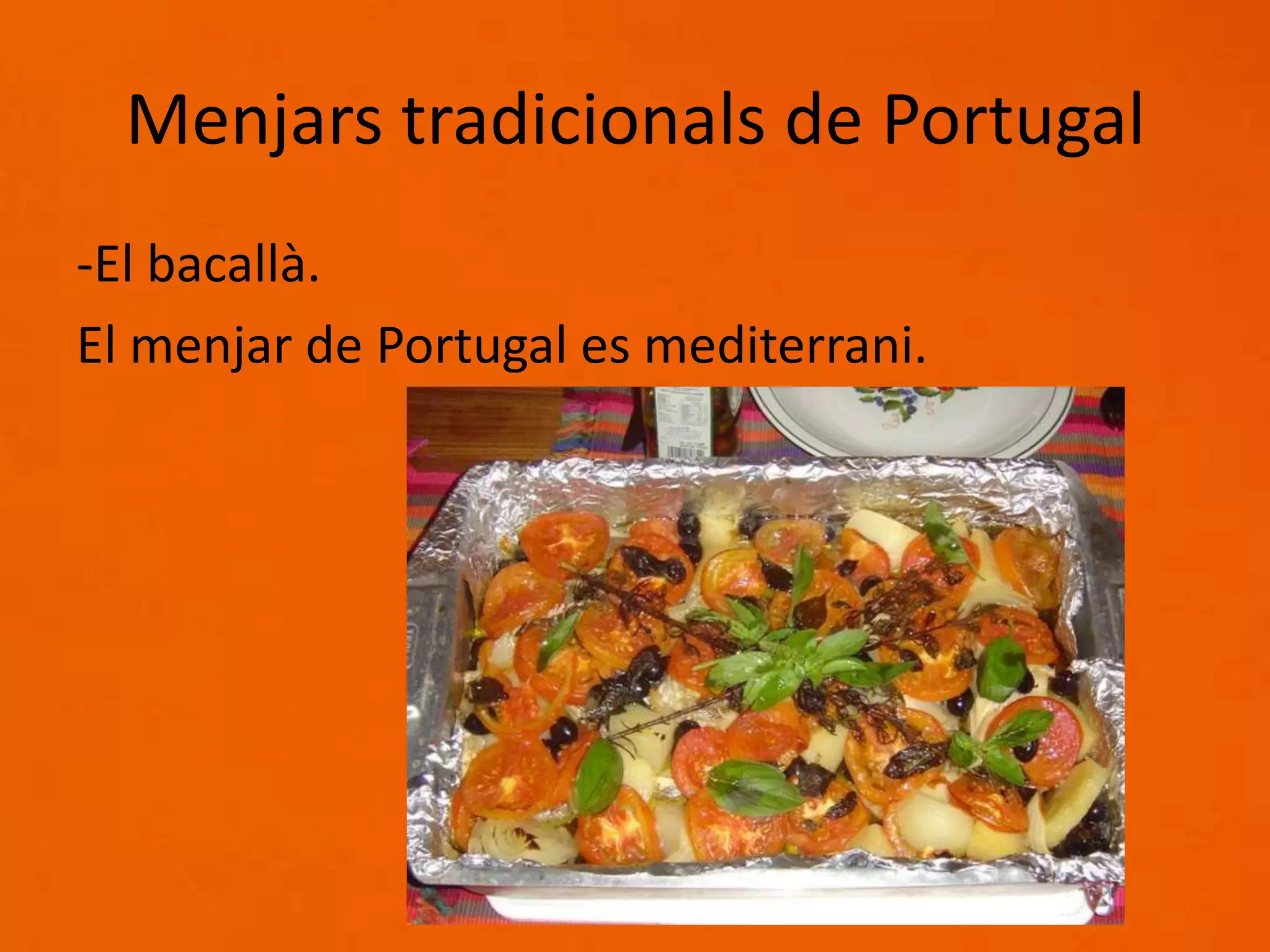 Menjars tradicionals de diferents països | PPTX