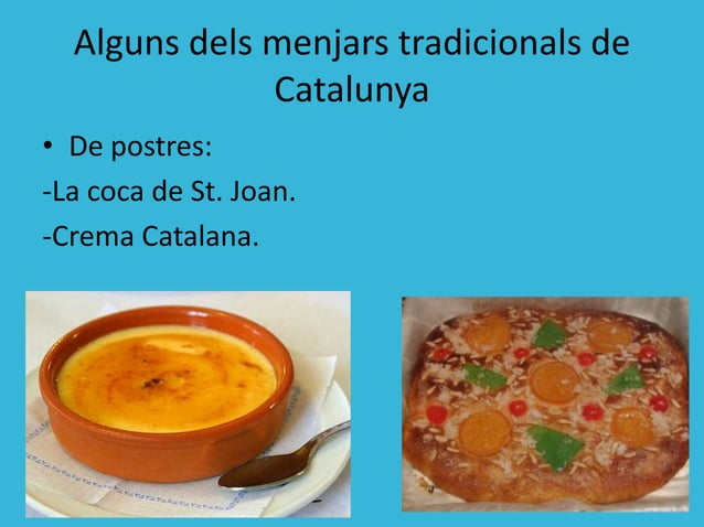 Menjars tradicionals de diferents països | PPTX