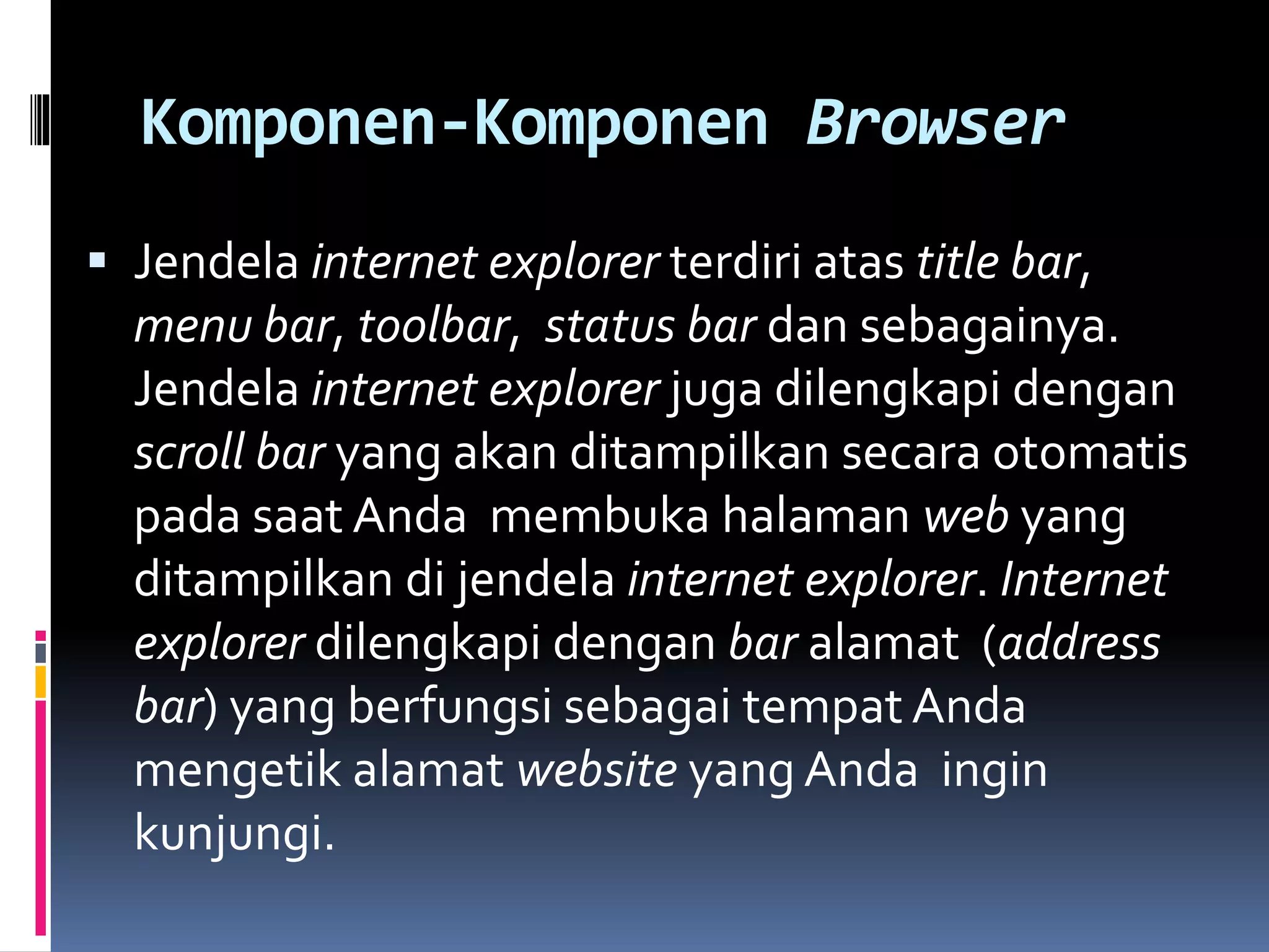 Menjelajahi internet | PPTX