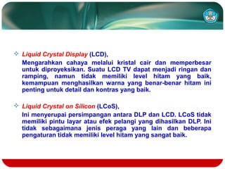 Menjelaskan tv proyektor | PPT