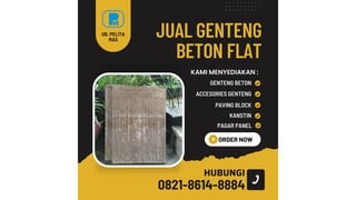 BEST SELLER, Menyediakan Genteng Beton Jawa | PPT