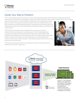 Isolation Platform - Data Sheet | PDF