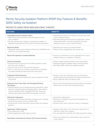Isolation Platform - Data Sheet | PDF