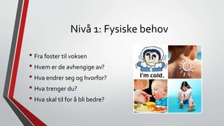 Menneskets ulike behov | PPT