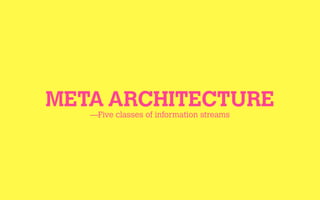 Menno Huisman - Meta Architecture | PDF