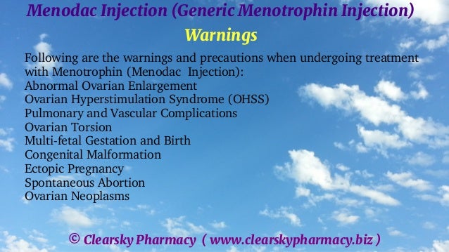 Menodac Injection (Generic Menotrophin Injection) | PDF | Infertility ...