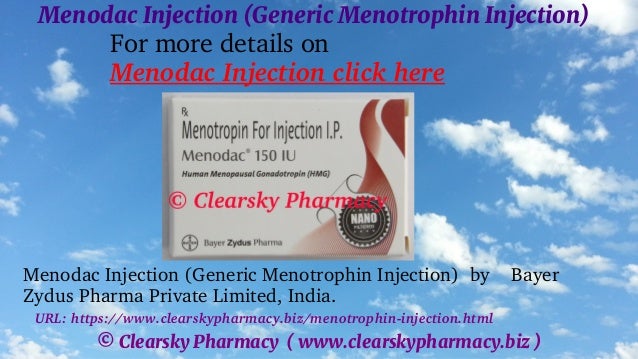 Menodac Injection (Generic Menotrophin Injection) | PDF | Infertility ...