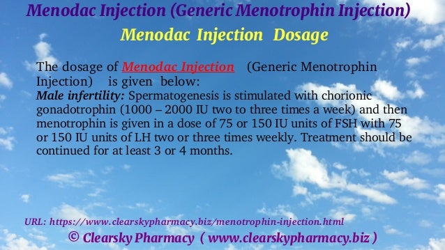 Menodac Injection (Generic Menotrophin Injection) | PDF | Infertility ...