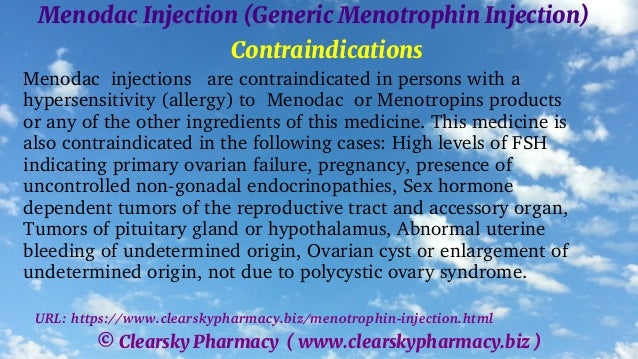 Menodac Injection (Generic Menotrophin Injection) | PDF | Infertility ...