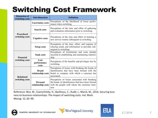 PLM 2018 - Is Openness really free? A critical analysis of switching ...