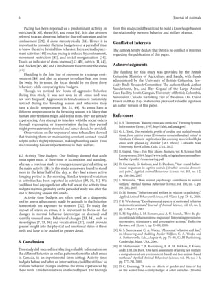 Understanding the behavior of domestic emus a means to improve their ...