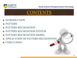 Pattern Recognition | PPTX