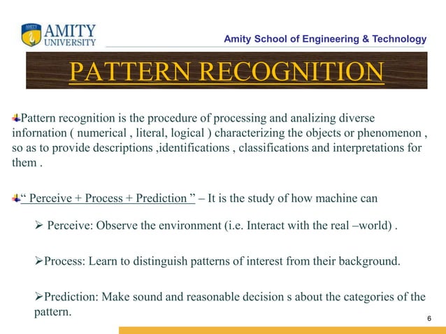 Pattern Recognition | PPTX